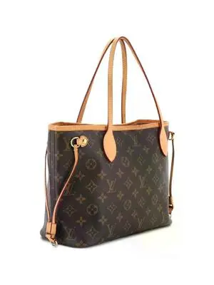 LOUIS VUITTON Neverfull Monogram Canvas Pm Tote Bag - Brown