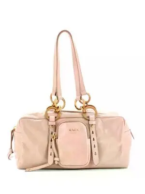 Prada Dangle Top Handle Medium Satchel - Pink