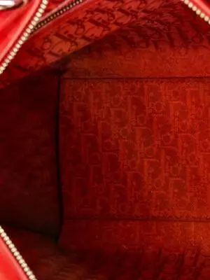 Dior Lady Large Tote Bag Cannage Quilt Lambskin - Red