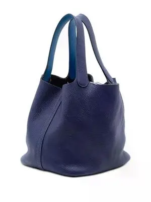 Hermès Clemence Picotin Lock 22 Handbag - Blue