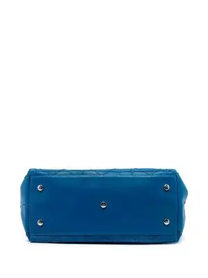 Dior 2012 Medium Lambskin Cannage Polochon Granville Satchel