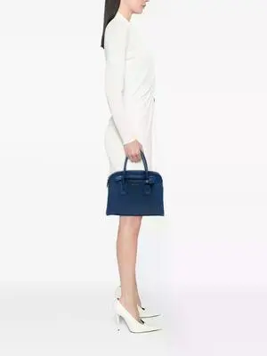 Prada Saffiano Cuir Double Zip Top Handle Satchel