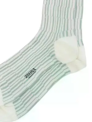 Zegna Wandering Lines Socks
