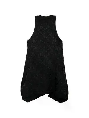 Comme Des Garçons Jacquard-pattern Dress