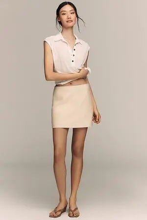 LAMARQUE Glenn Leather Mini Skirt