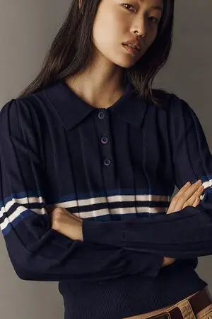 ROWING BLAZERS Collared Long-sleeve Pullover