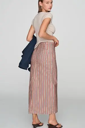 Maeve Colette Plaid Maxi Skirt