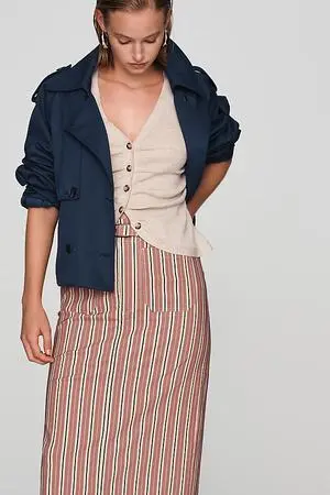 Maeve Colette Plaid Maxi Skirt