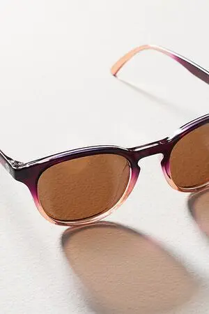 SUNSKI Yuba Polarized Circle Sunglasses - Purple