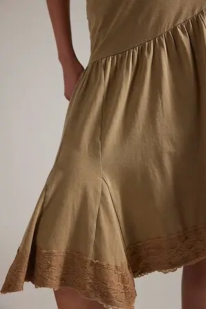 Free People Willow Knit Midi Skirt - Olive