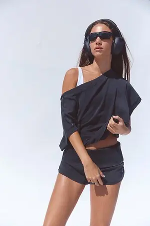 Free People Hot Shot Dolman Set - Black