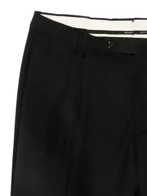 MICHAEL COAL Tailored Trousers - Black