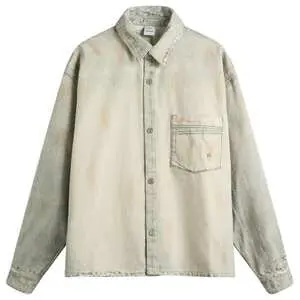 WON HUNDRED Maza Printed Denim Shirt