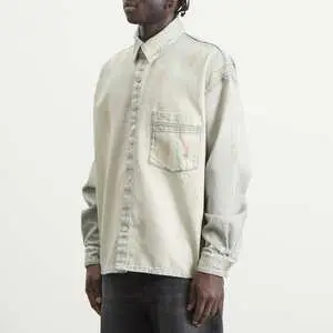 WON HUNDRED Maza Printed Denim Shirt