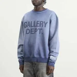 GALLERY DEPT. Washed Logo Crewneck - Navy