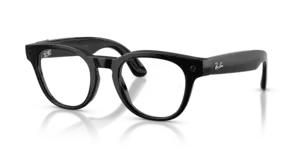 Ray-ban Round Frame Eyeglasses - Transparent Noir
