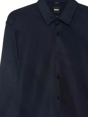 BOSS Long-sleeves Button-up Shirt - Blue