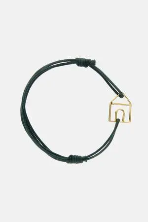 ALIITA Casita Pura" 9kt Yellow Gold Bracelet - Verde