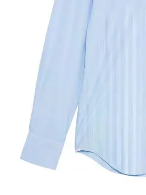 XACUS Striped Long-sleeve Shirt - Blue