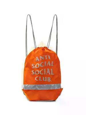 ANTI SOCIAL SOCIAL CLUB Logo-print Drawstring Backpack