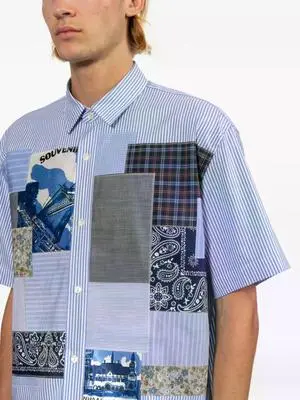Junya Watanabe Patchwork Shirt - Blue