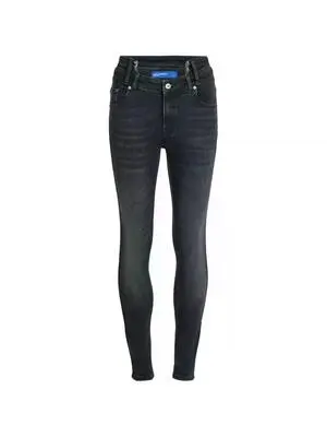 Karl Lagerfeld Black Wash Jeans For Women