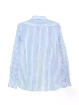 MC2 SAINT BARTH Striped Long-sleeve Shirt - Blue