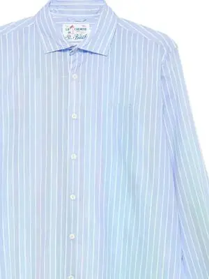MC2 SAINT BARTH Striped Long-sleeve Shirt - Blue