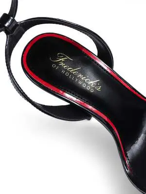 Frederick's Of Hollywood Cupid Strap Platform Heels - Black
