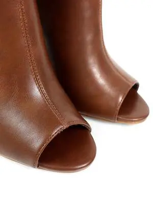 Frederick's Of Hollywood Yani Folded Ankle Boots - Brown