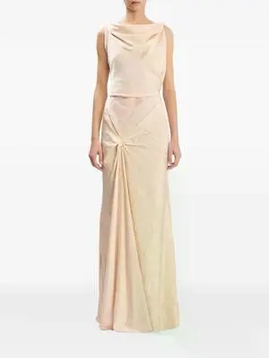 Victoria Beckham Posy Maxi Dress - Neutrals