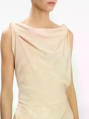 Victoria Beckham Posy Maxi Dress - Neutrals