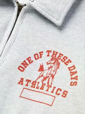 ONE OF THESE DAYS Athletics Zip Sweatshirt