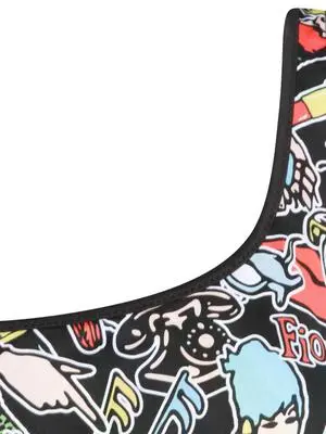Fiorucci Graphic-print One-piece Swimsuit