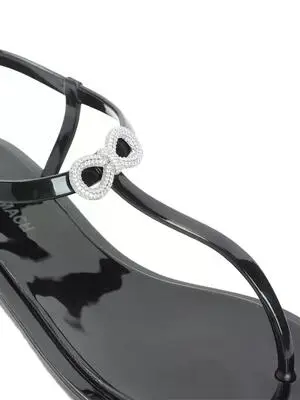 Mach & Mach Bow-detail Flat Sandals