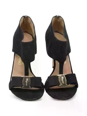 FERRAGAMO Bow T-strap Sandals