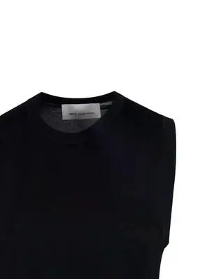 AMI Paris De Coeur Tank Top - Black