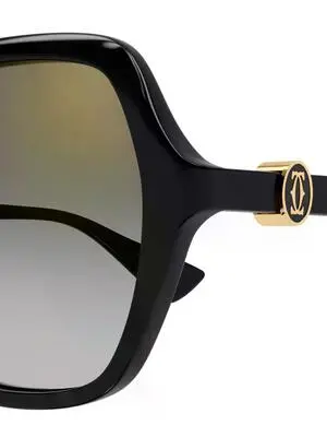 Cartier Geometric-frame Sunglasses