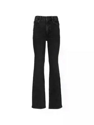 FRAME The Ruler Bootcut Jeans - Black