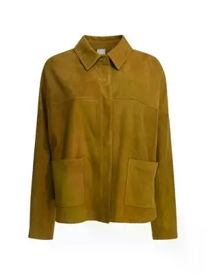 FURLING BY GIANI Suede Patch-pocket Jacket - Brown