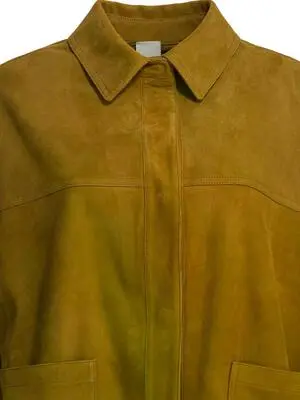 FURLING BY GIANI Suede Patch-pocket Jacket - Brown
