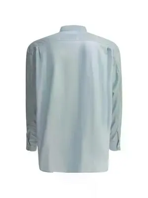 Comme Des Garçons Band-collar Patch-pocket Shirt