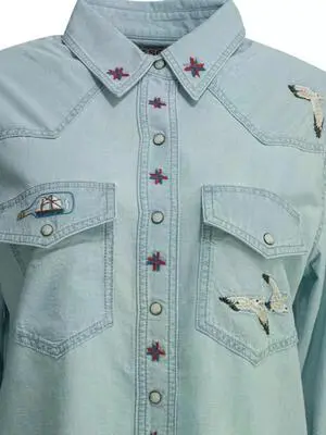 Filson Embroidered Denim Shirt