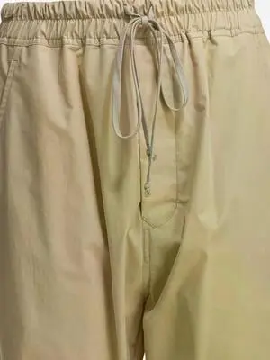 Rick Owens Zip Detail Drawstring Trousers - Neutrals