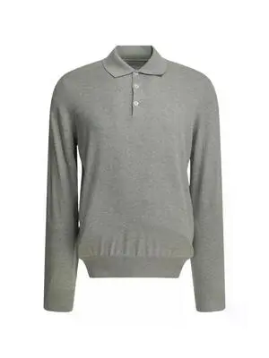 Brunello Cucinelli Cotton Polo Shirt - Grey