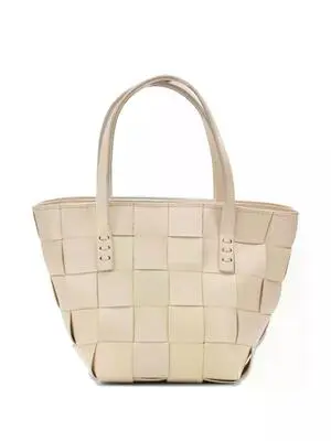 Dragon Diffusion Mini Japan Woven Leather Tote - Neutrals