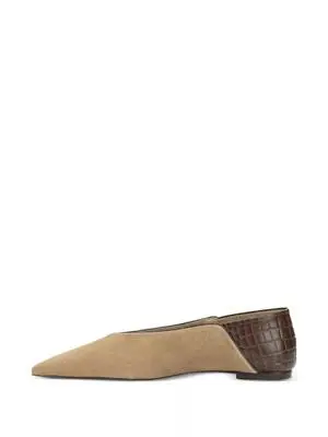 AMMB MILANO Leather Ballet Flats