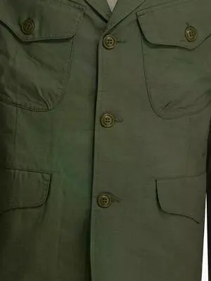 CECCARELLI Ripstop Button-up Coat - Green