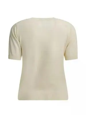 Auralee Short-sleeve Sweater - Neutrals