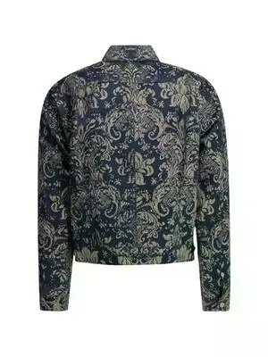 Junya Watanabe X Levi's® Damask-pattern Denim Jacket - Blue